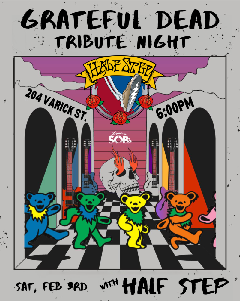 SOB's Presents: Grateful Dead Tribute Night with Half Step - Hudson ...